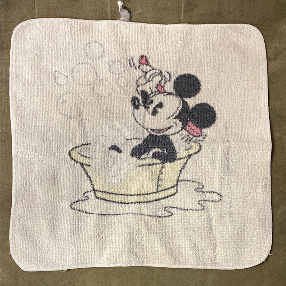 Disney | Bath | Vintage Disney Mickey Mouse In The Bathtub Wash Cloth ...